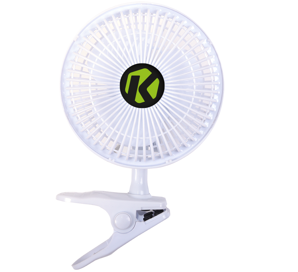 Krystal 6" Clip On Fan – Go Grow